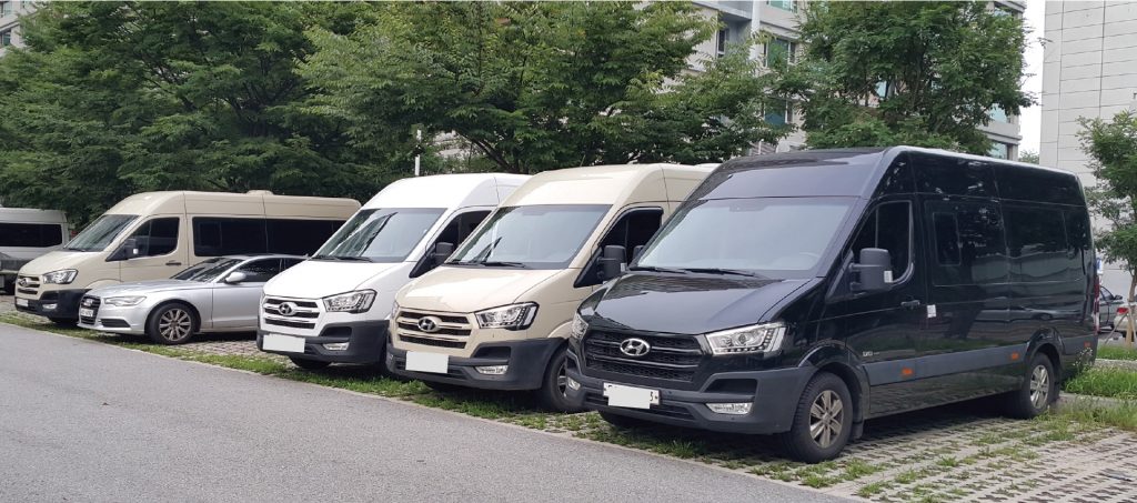 Korea private car service | Minibus rental Seoul | Van rental Korea Seoul